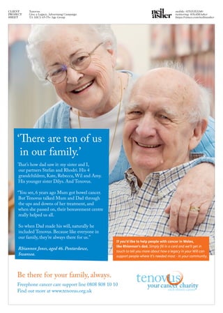 Tenovus Portfolio Pages | PDF