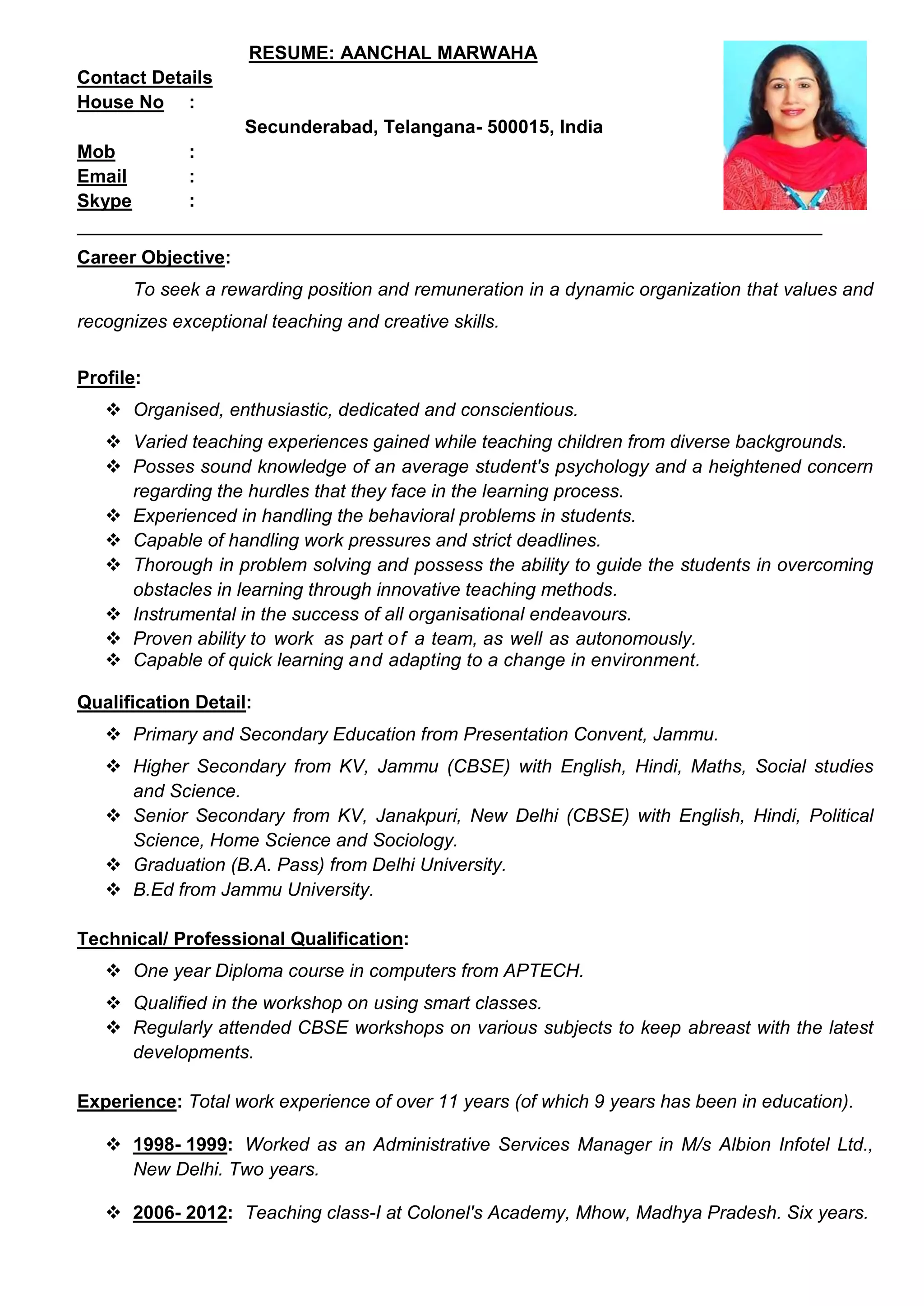 Resume | PDF