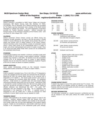 Official Transcripts | PDF