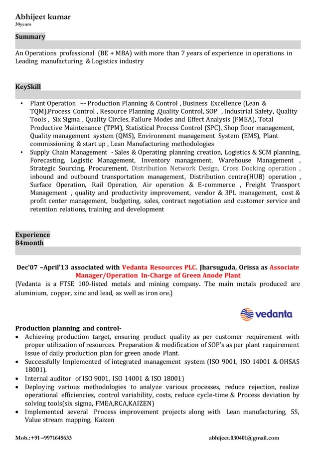 Abhijeet Resume | DOCX