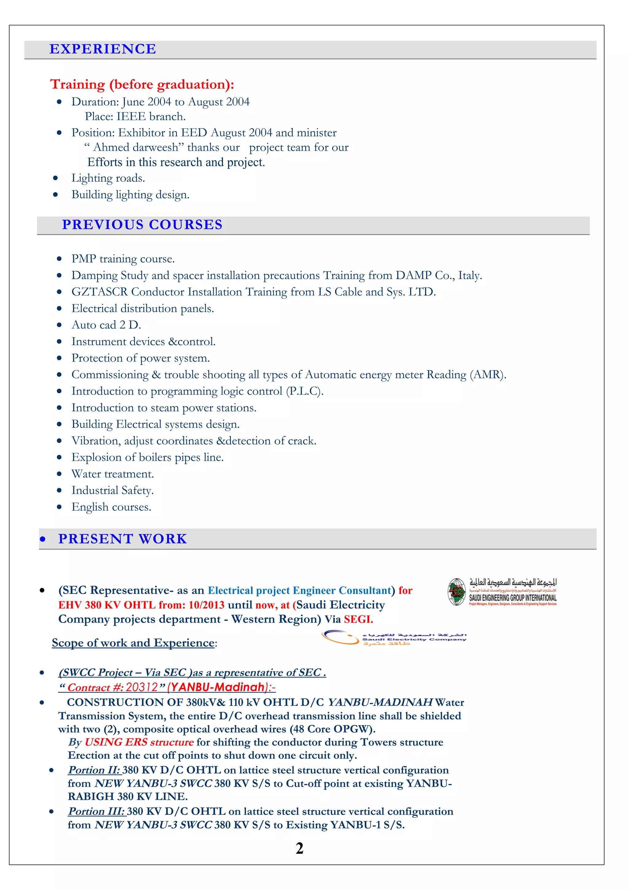 Mohamed Abou mesalem updated CV | DOC
