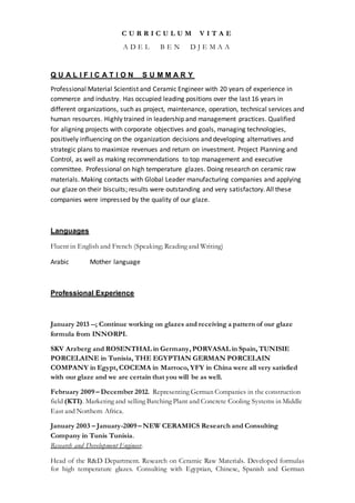 CV ADEL B. JMAA | PDF