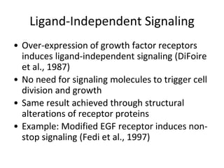 Hallmarks of Cancer - Sustained Proliferative Signaling | PPTX