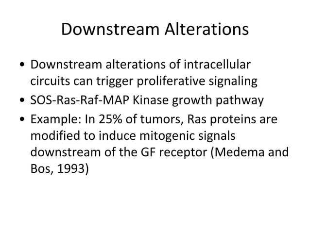 Hallmarks of Cancer - Sustained Proliferative Signaling | PPTX | Cancer ...