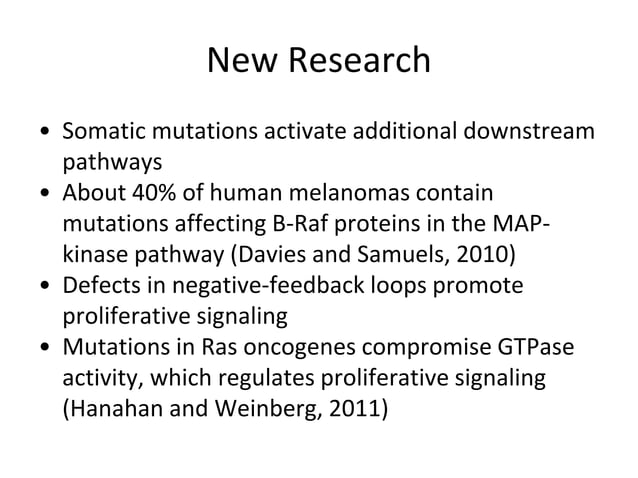 Hallmarks of Cancer - Sustained Proliferative Signaling | PPTX | Cancer ...