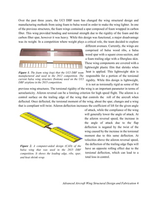 UROP Proposal Advanced Aircraft Wing Structural Design and Fabrication ...