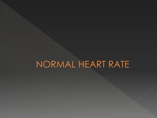 Heart rate | PPTX