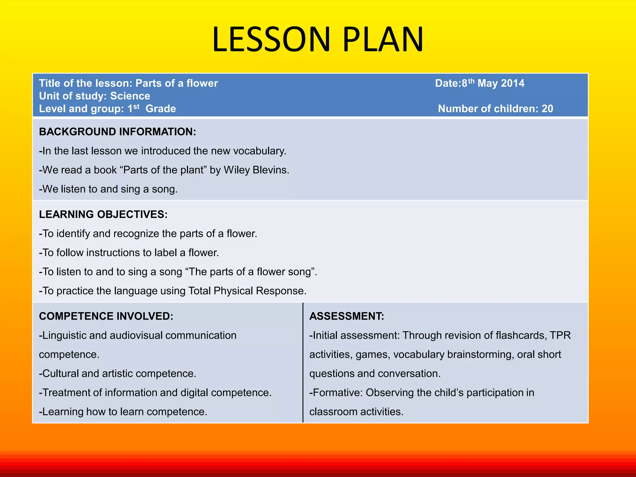 Lesson Plan project | PPT