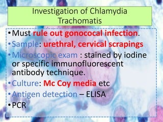 Clinical microbiology : Chlamydia trachomatis an overview of STD's | PDF