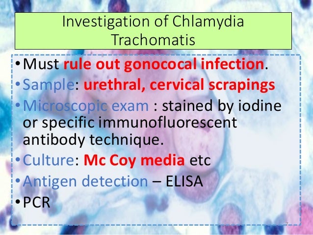 Clinical microbiology : Chlamydia trachomatis an overview of STD's Clinical microbiology : Chlamydia trachomatis an overview of STD's