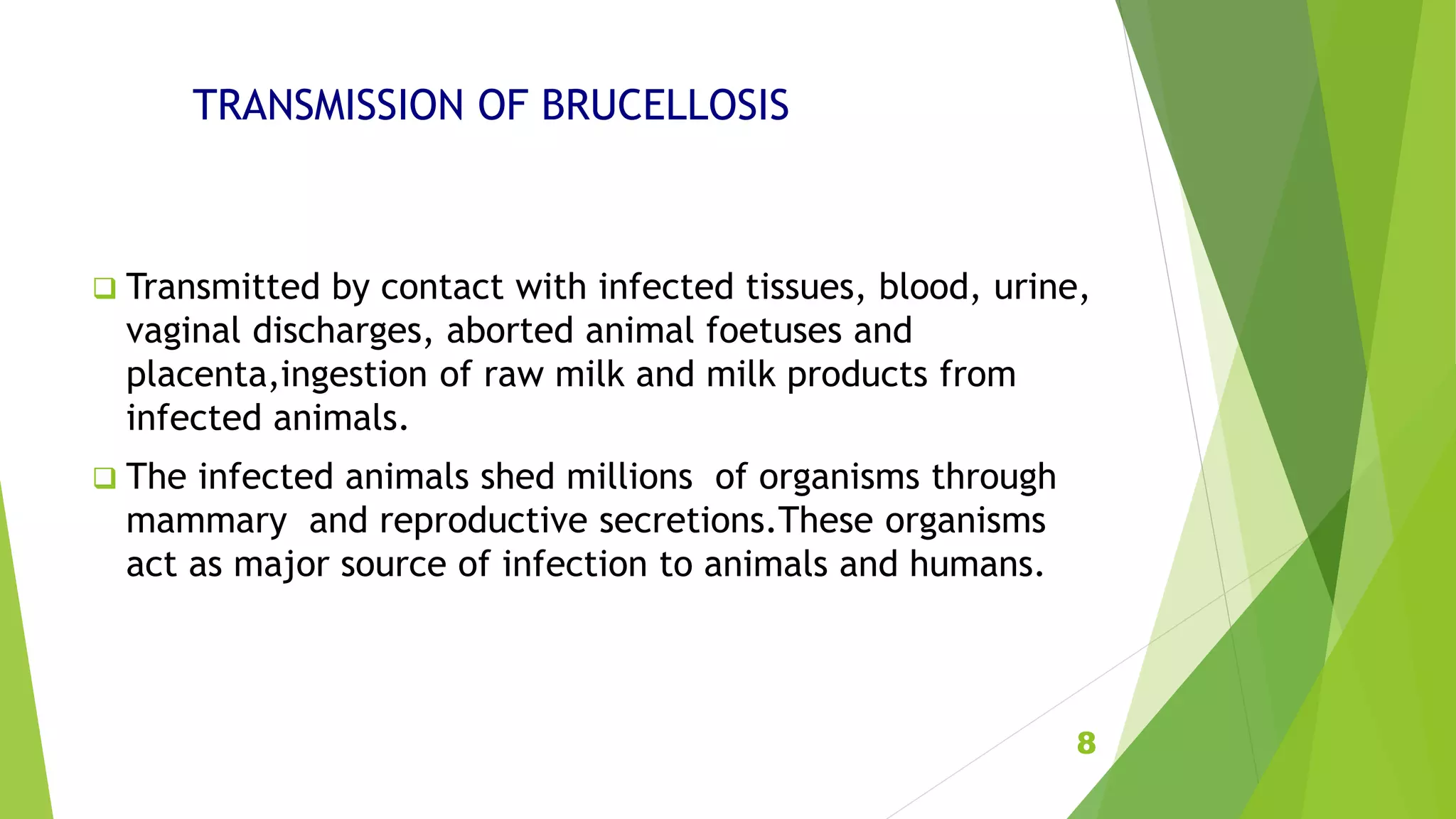 A PRESENTATION ON BRUCELLOSIS Of ANIMAL | PPTX