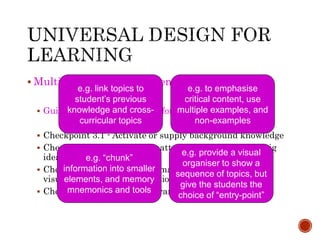 Universal Design for Learning | PPTX