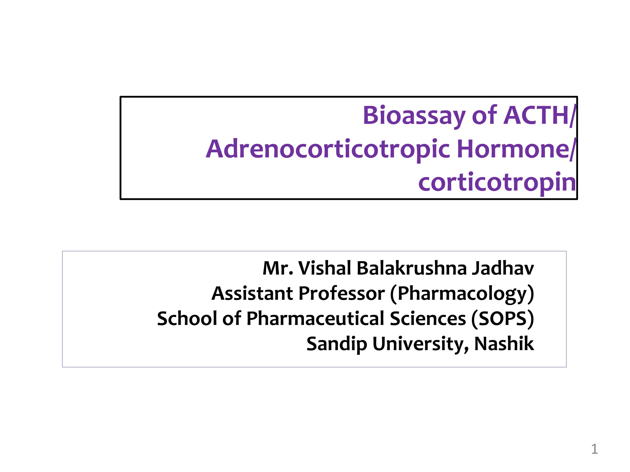 b1. Bioassay of ACTH.pdf