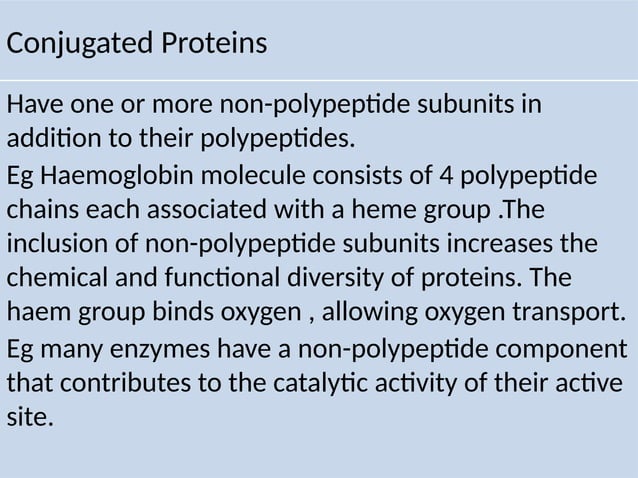 Proteins, structure, function, applications | PPT