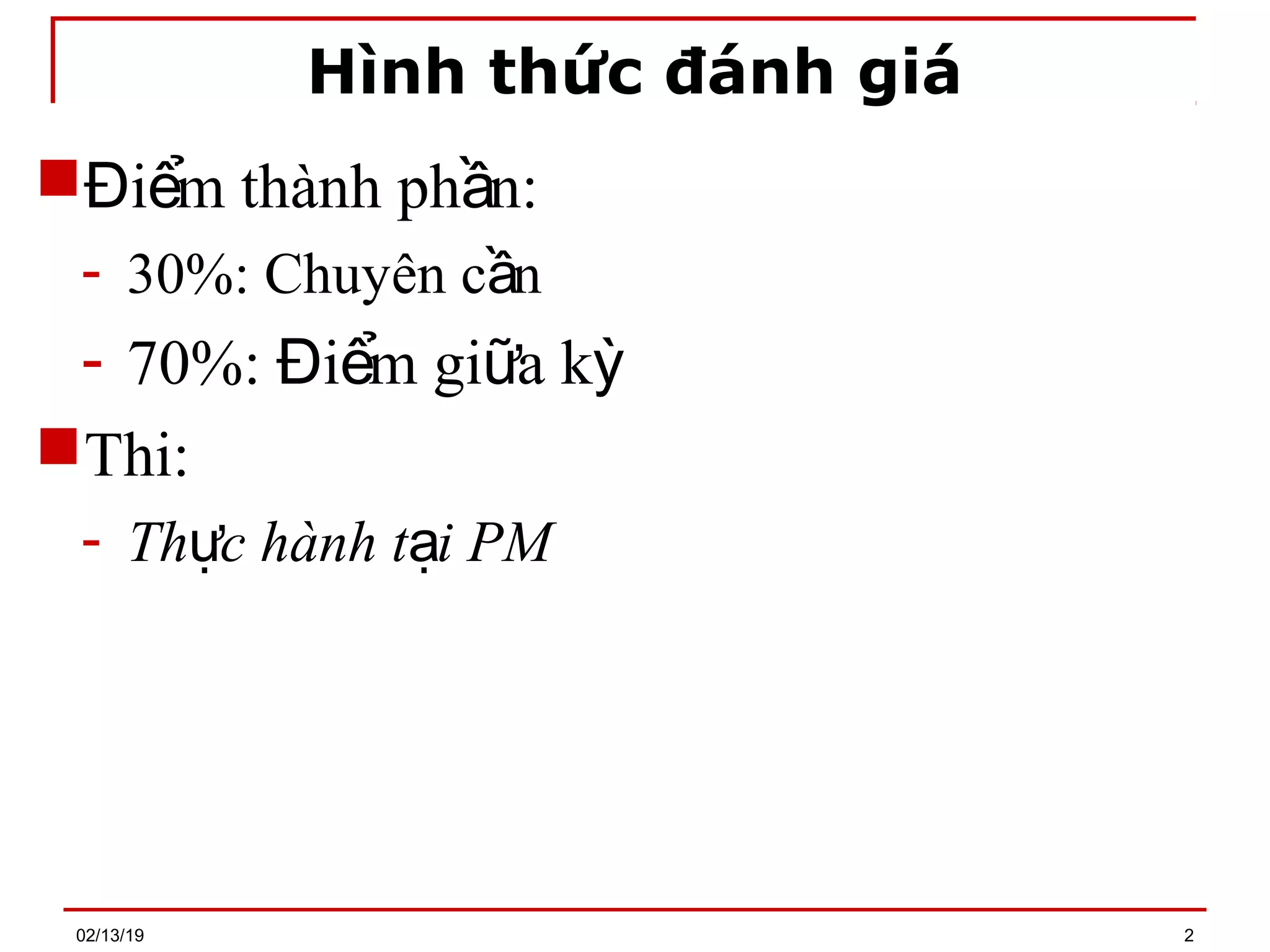 Slide Hệ Quản Trị Cơ sở dữ liệu - CHƯƠNG 1 | PPT