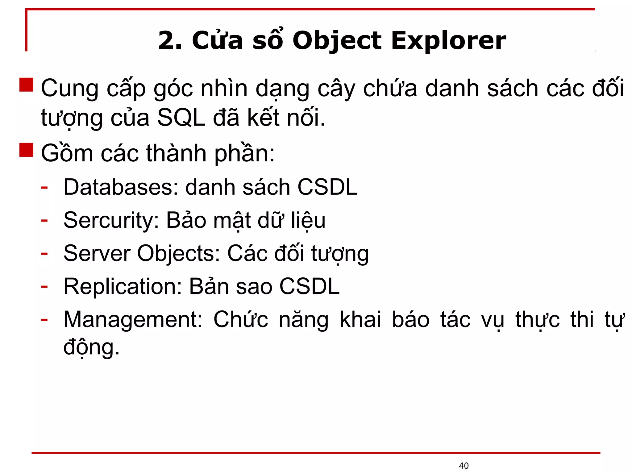 Slide Hệ Quản Trị Cơ sở dữ liệu - CHƯƠNG 1 | PPT
