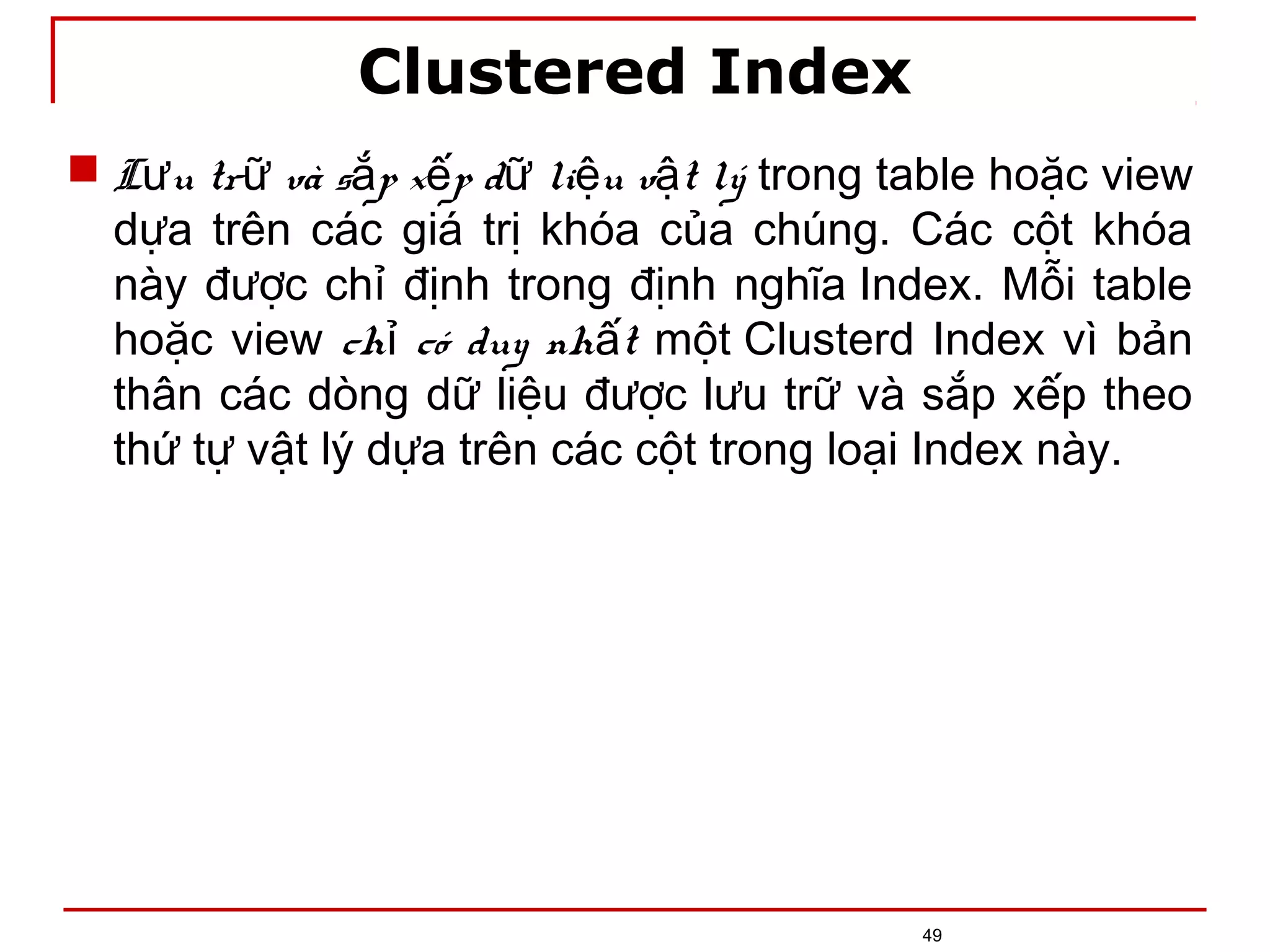 Slide Hệ Quản Trị Cơ sở dữ liệu - CHƯƠNG 1 | PPT