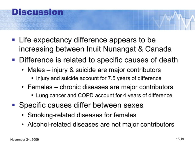 Age and cause contributions of lower life expectancy in Inuit Nunangat ...