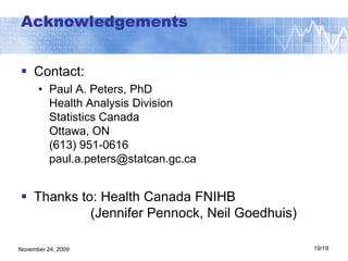 Age and cause contributions of lower life expectancy in Inuit Nunangat ...