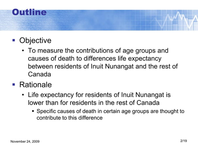 Age and cause contributions of lower life expectancy in Inuit Nunangat ...