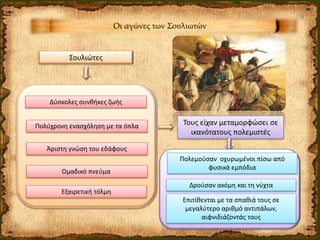 Οι αγώνες των Σουλιωτών | PPT