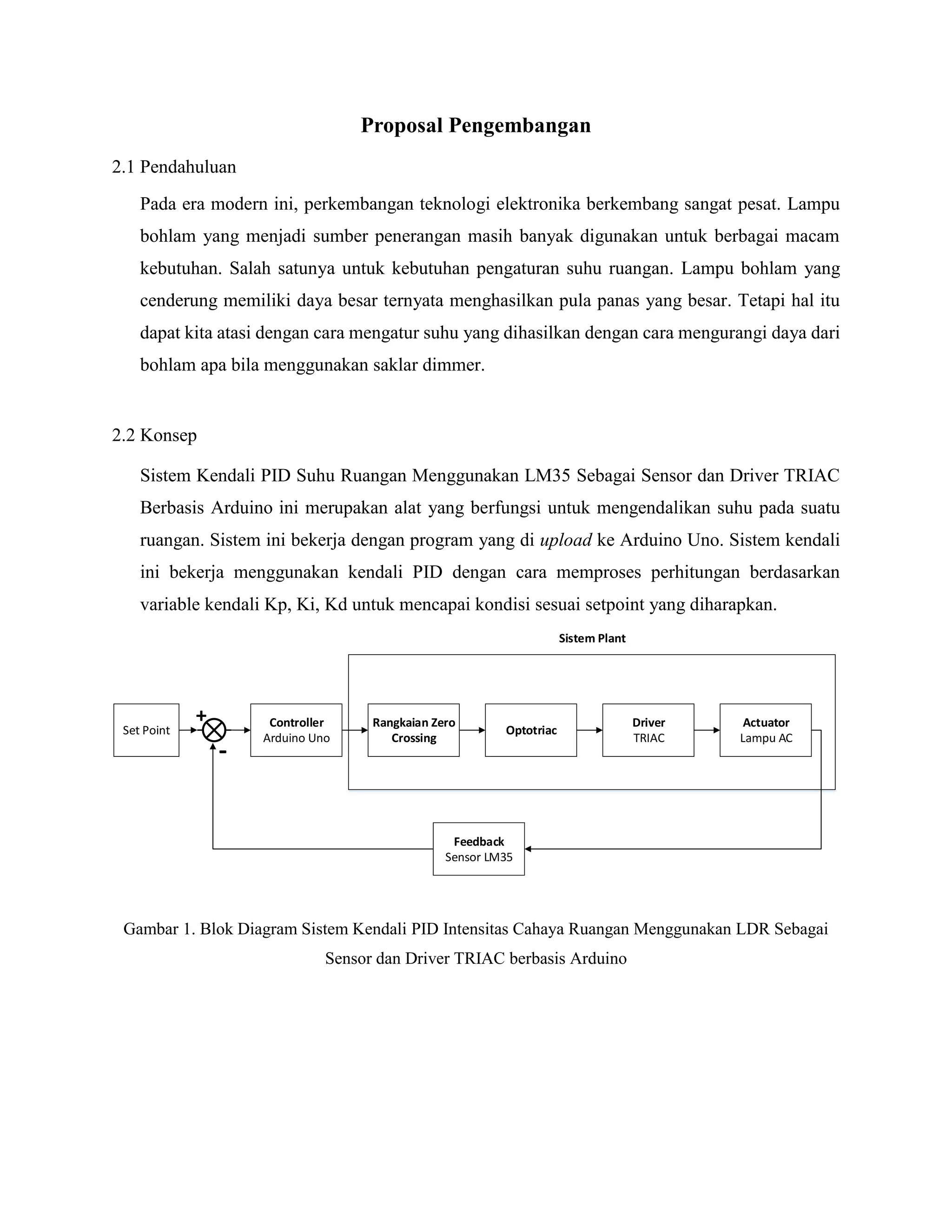 B100 - Sistem Kendali PID Suhu Ruangan Menggunakan LM35 Sebagai Sensor ...