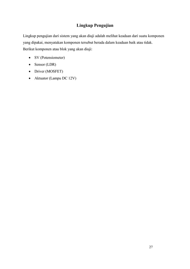 B100-600 sistem kendali intensitas cahaya dengan pid berbasis arduino ...