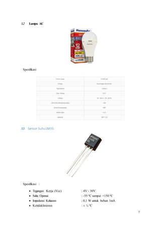 Sistem Kendali Suhu Dengan PID Berbasis Arduino, TRIAC dan sensor LM35 ...
