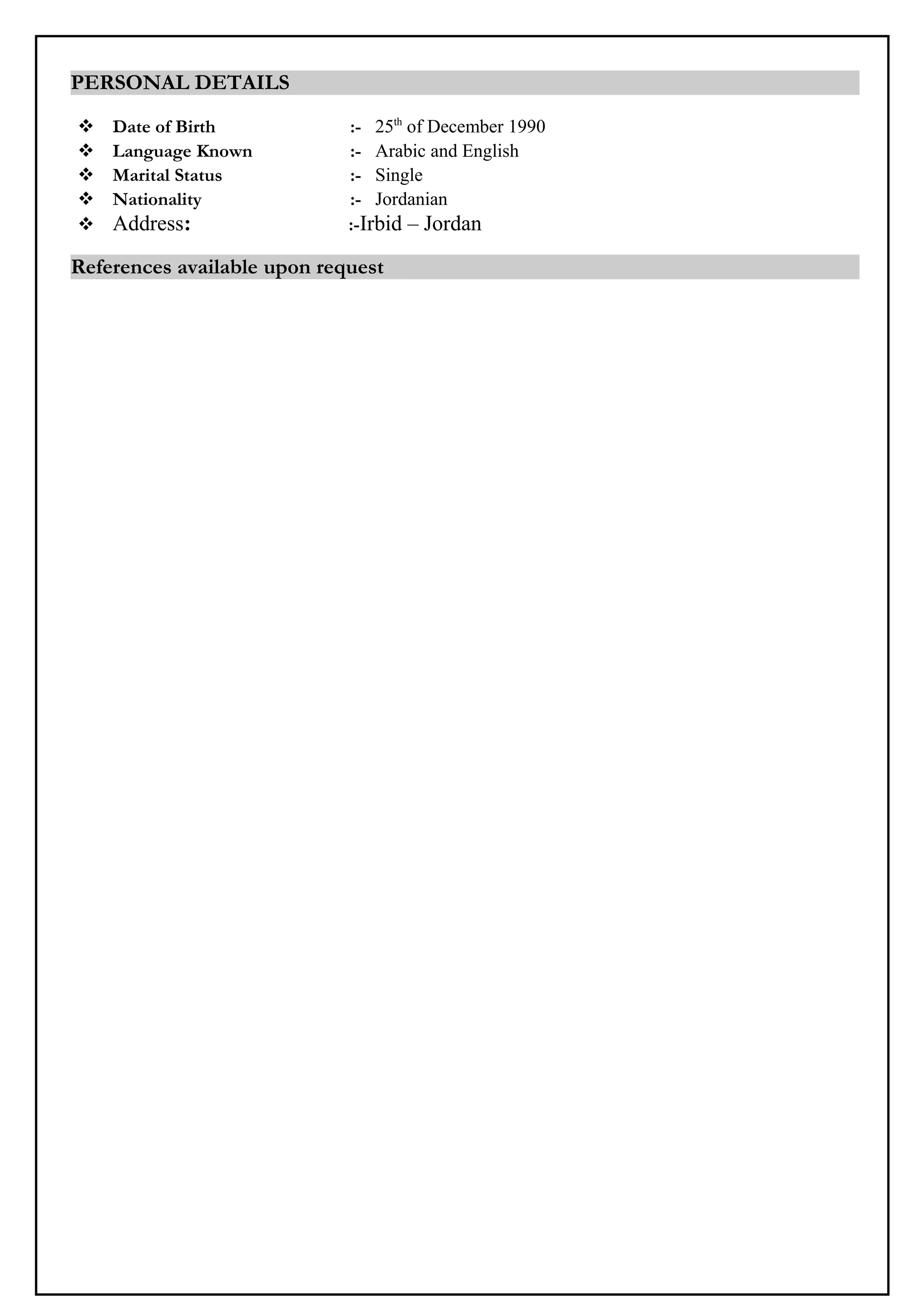 Hazem Battah resume | DOC