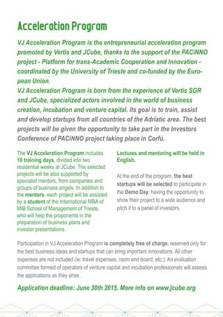 Flyer Acceleration program web | PDF | Venture Capital | Business ...