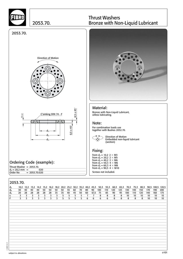 FIBRO (GERMANY) OILLESS PARTS CATALOGUE | PDF