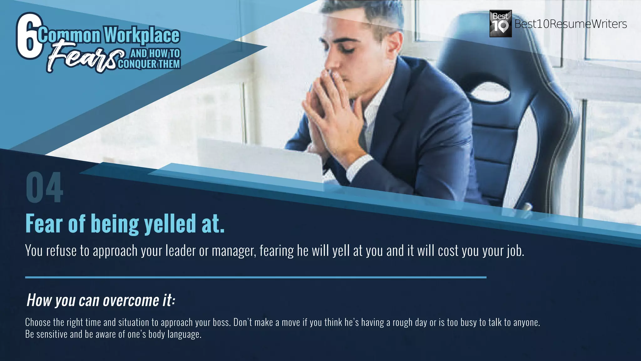 6 Common Workplace Fears and How to Conquer Them | PPT