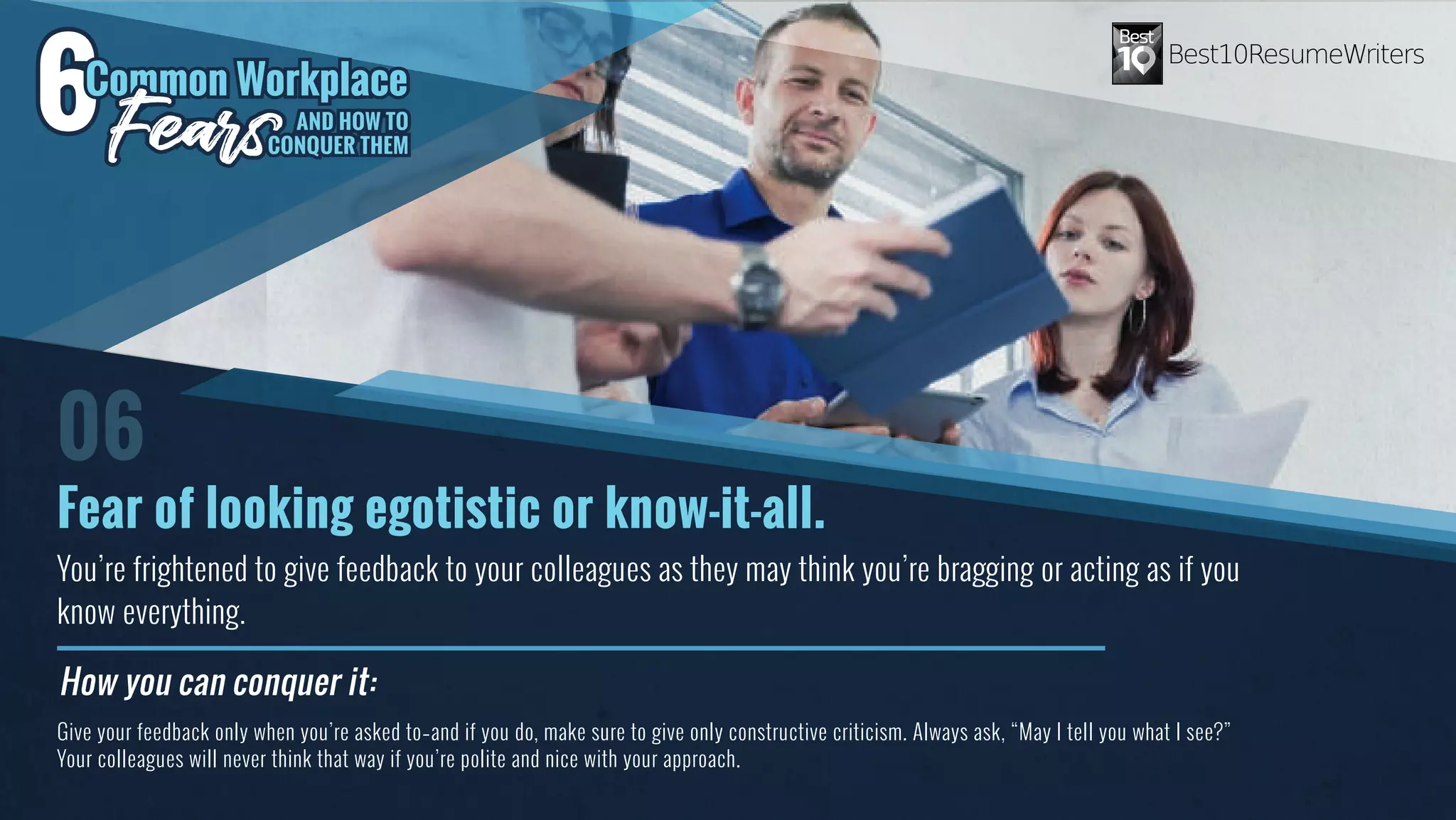 6 Common Workplace Fears and How to Conquer Them | PPT