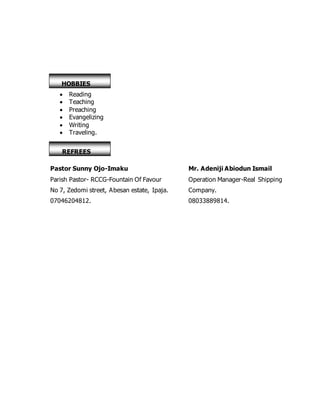 ADENIJI AKOREDE DAVID | PDF