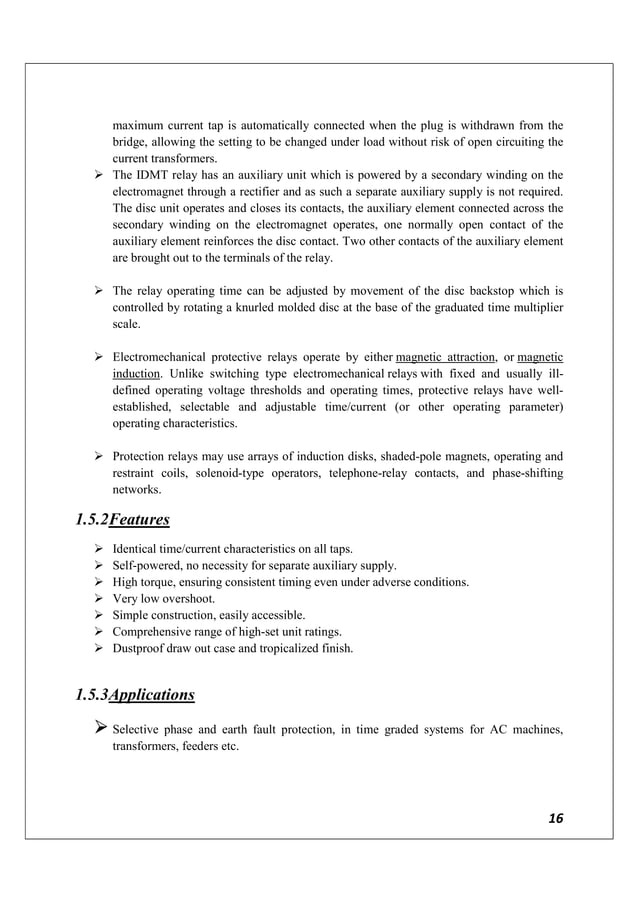 REPORT- RADIAL FEEDER PROTECTION PANEL DEVELOPMENT | PDF