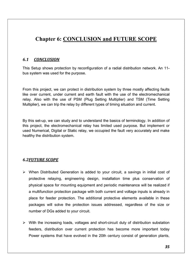 REPORT- RADIAL FEEDER PROTECTION PANEL DEVELOPMENT | PDF