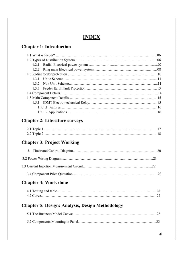 REPORT- RADIAL FEEDER PROTECTION PANEL DEVELOPMENT | PDF