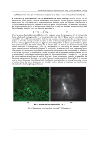 Automatic Foreground object detection using Visual and Motion Saliency | PDF | Video Software ...