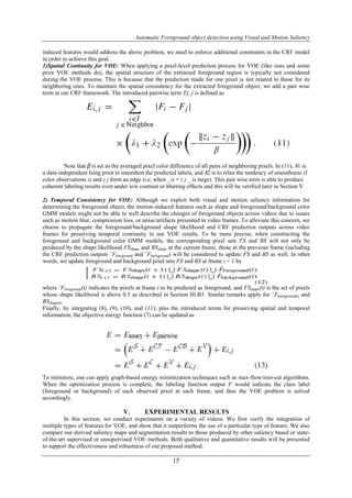 Automatic Foreground object detection using Visual and Motion Saliency | PDF | Video Software ...
