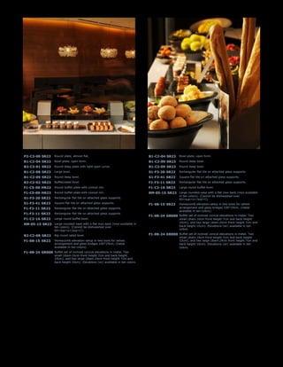 Catalog Buffet, Banquets, Executive Lounge.pdf | Home Appliances | Home ...