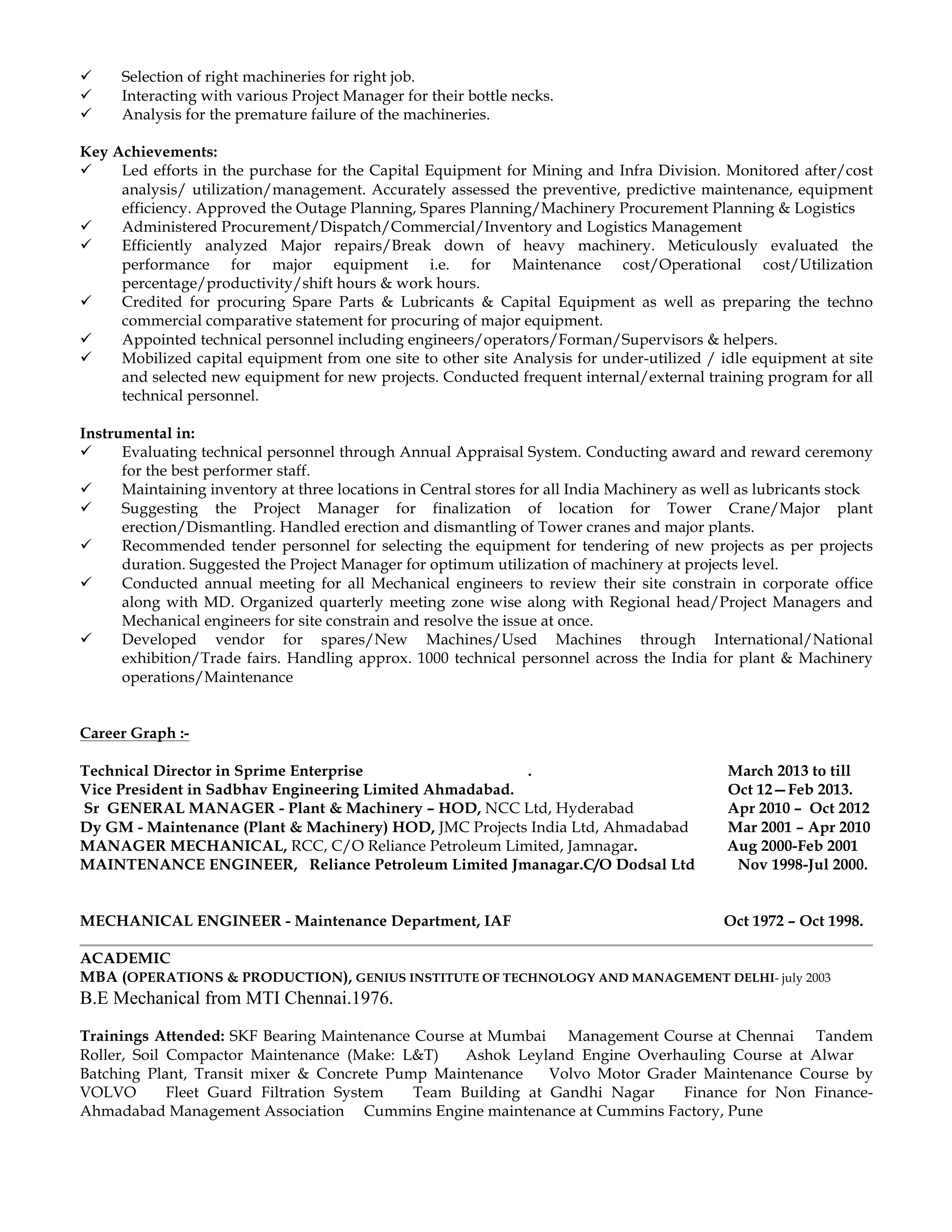 DK RESUME P&M | PDF