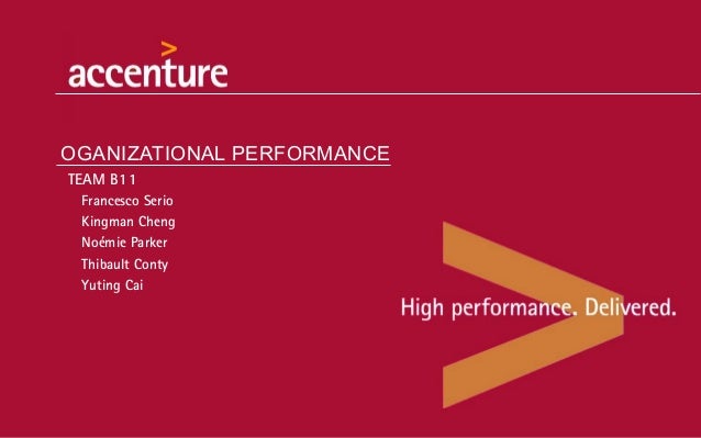 Organization Performance at Accenture