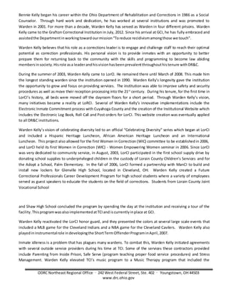 Warden accomplishments | DOCX