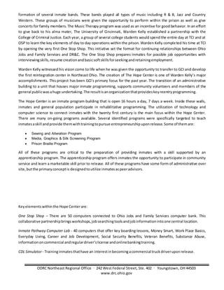 Warden accomplishments | DOCX