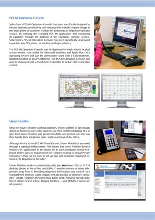 Splicecom Maximiser PCS Desktop Platforms | PDF