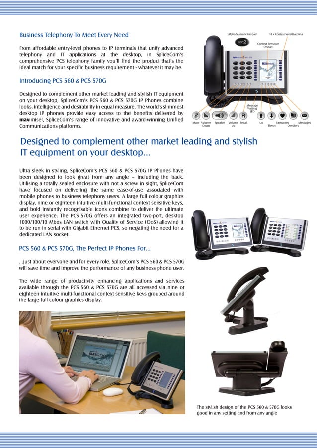 Splicecom Maximiser PCS Desktop Platforms | PDF