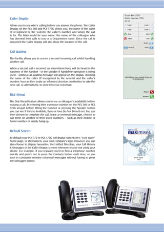 Splicecom Maximiser PCS Desktop Platforms | PDF