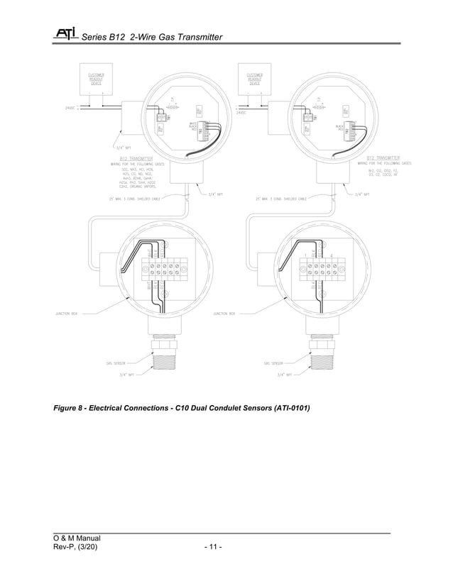 B12-2-Wire-Gas-Transmitter.pdf | Chemistry | Science