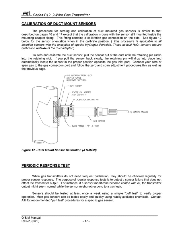 B12-2-Wire-Gas-Transmitter.pdf | Chemistry | Science