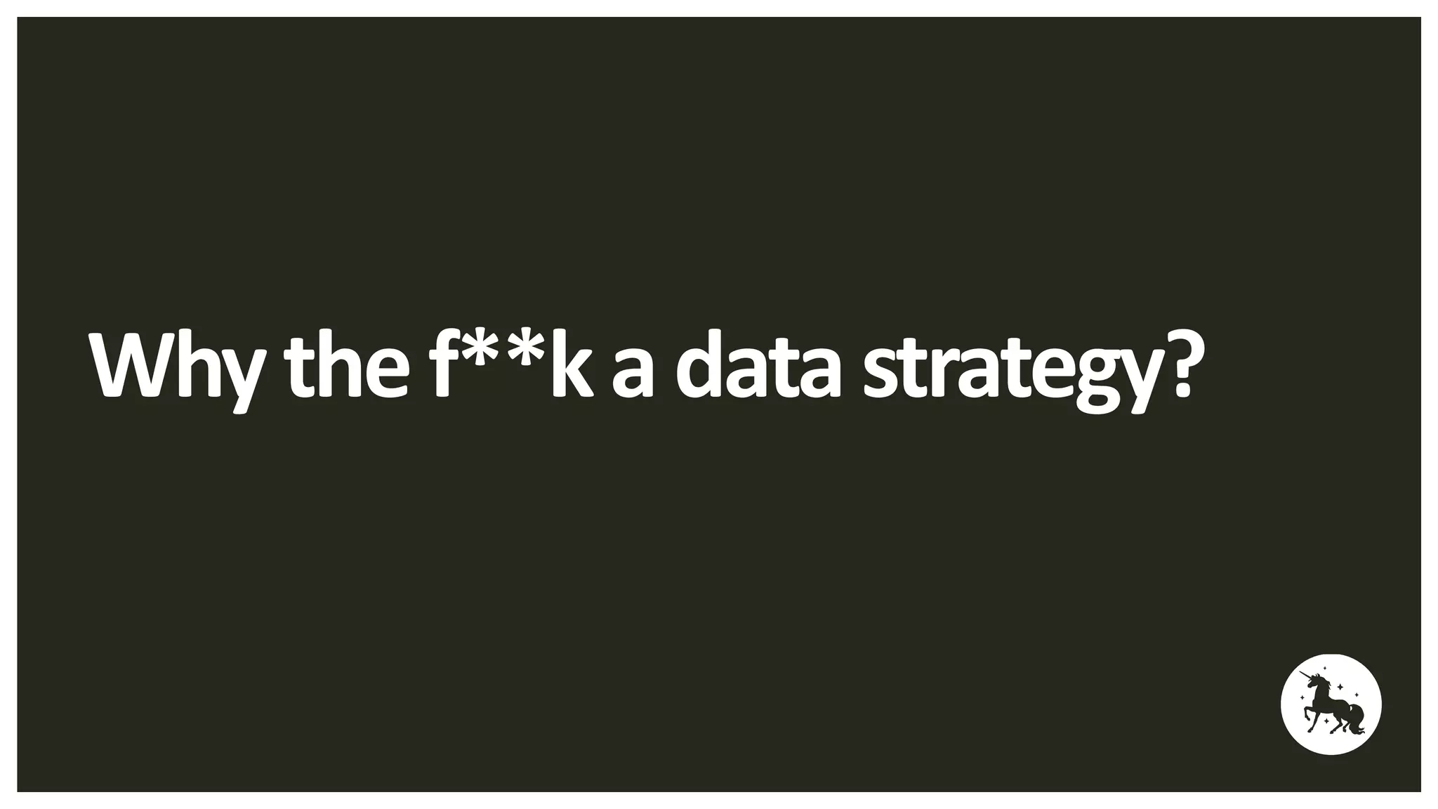 WTF is a Data Strategy? - WTF Programmatic UK, 11/11/14 | PPTX
